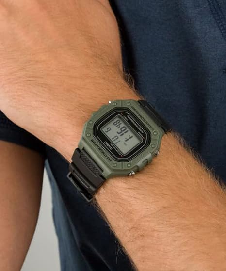 Casio W218H Series | Men’s Digital Watch | 50M WR | 1/100 Second Stopw ...