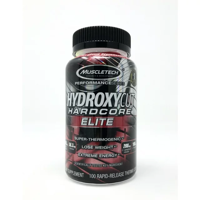 Hydroxycut Hardcore Elite 100 cápsulas – SupplyRD.com