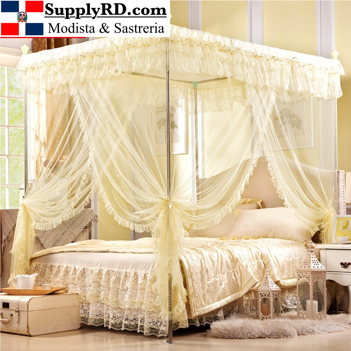 Mosquitero cuadrado de lujo – SupplyRD.com