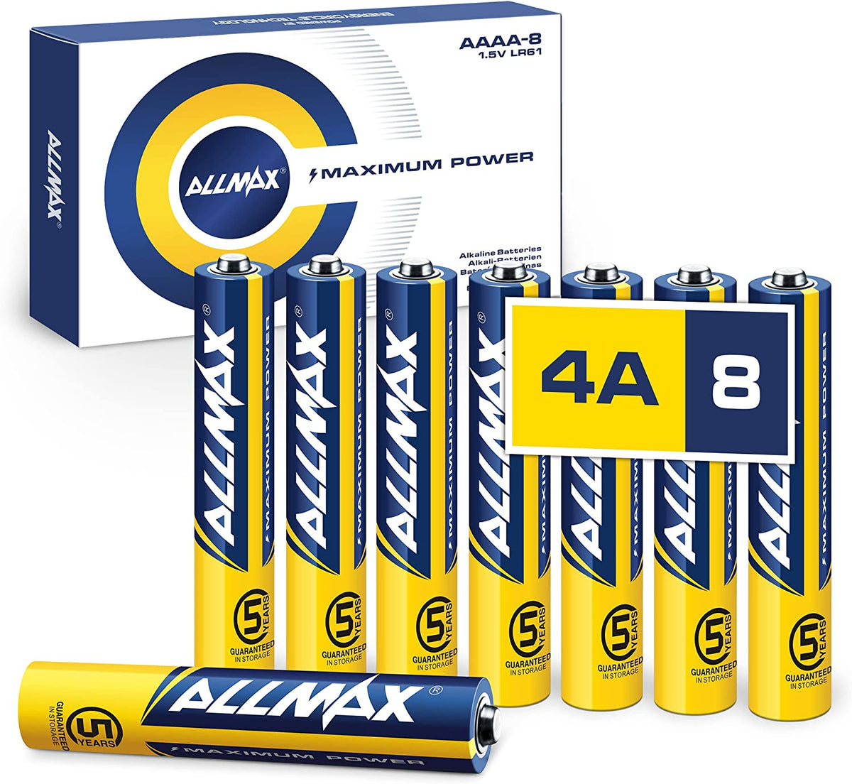 Baterías AAAA de máxima potencia (8 unidades) – SupplyRD.com