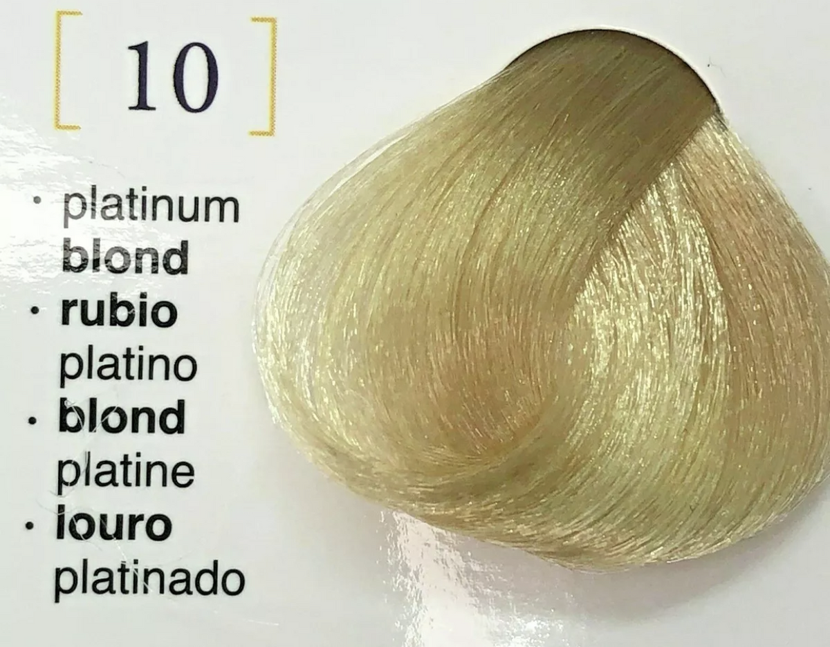 Salerm Hair Color Permanent 2.3oz ( 10 Platinum Blond ) – SupplyRD.com